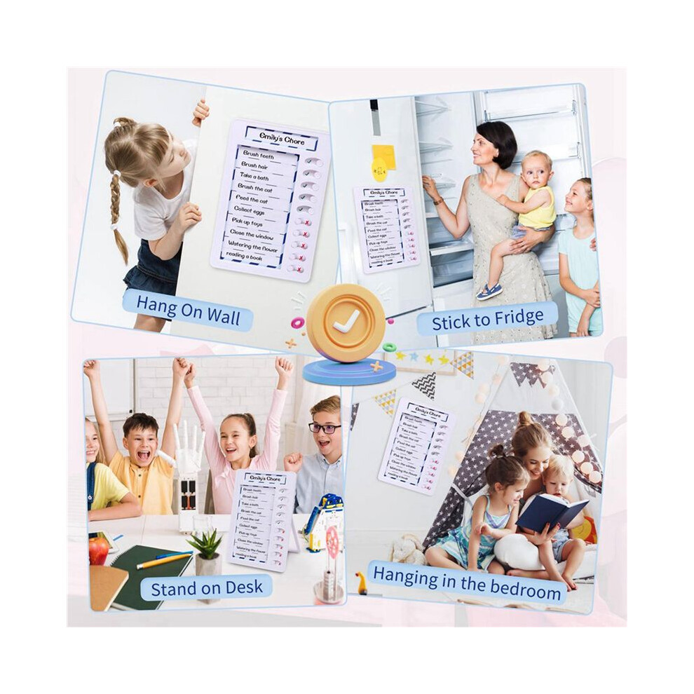 2X Erasable Chore Chart for Kids,Reusable to Do List Board My Chores ...