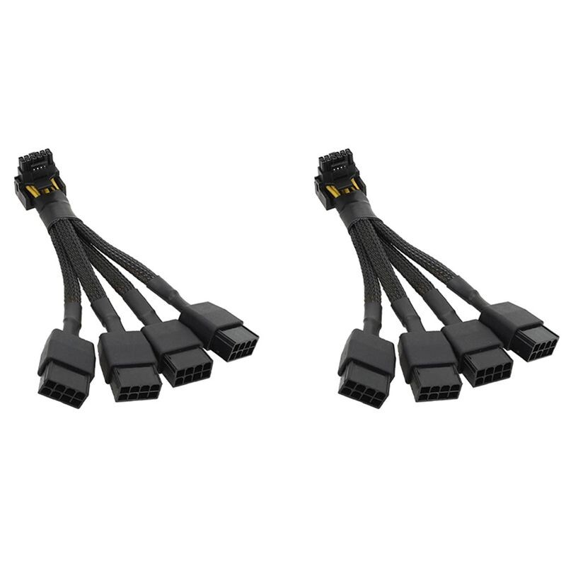 2X für GPU RTX4090 RTX4080 4X8 Pin PCI-E Auf 16 Pin Grafikkarte ...
