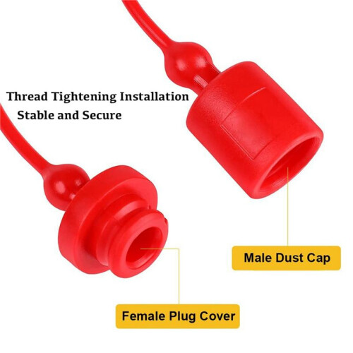 2set ISO-B 1/2 Hydraulic Quick Coupler Male Dust Cap and Female Plug ...