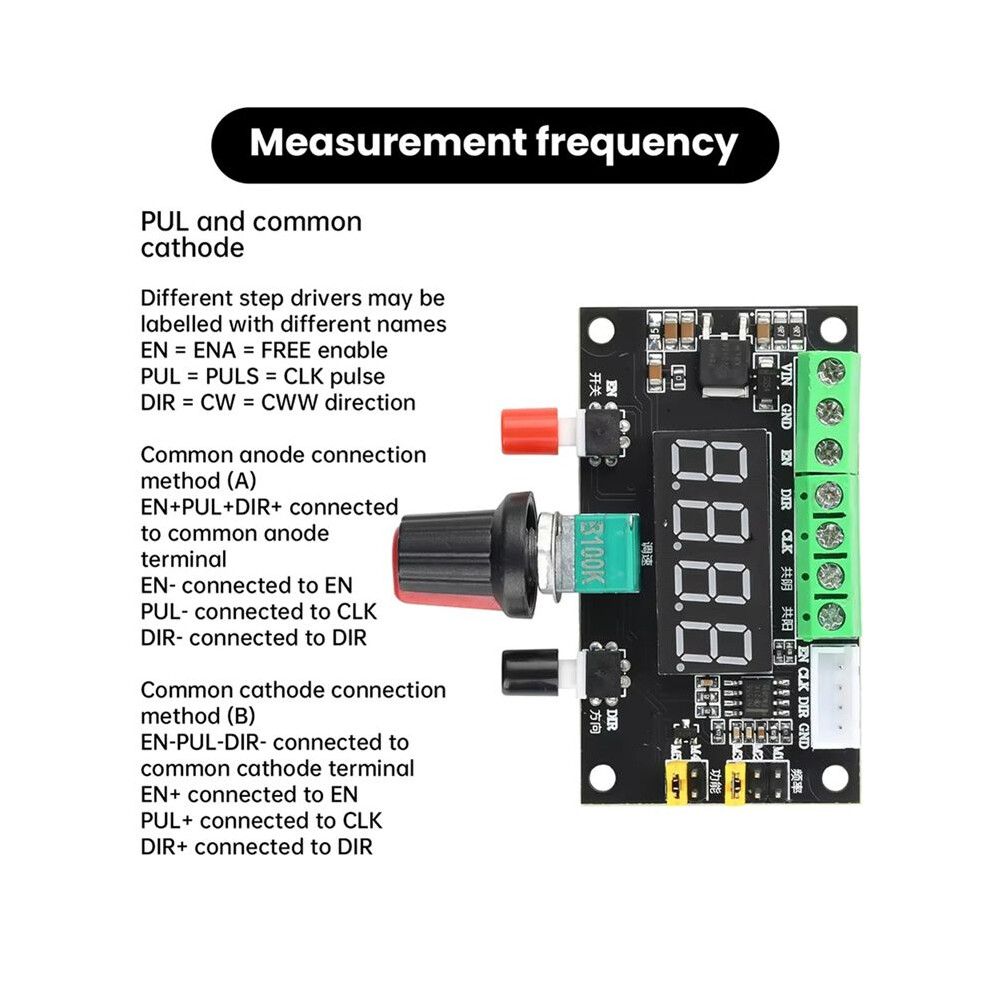 Contrôleur de Moteur Pas à Pas 12 V/24 V, Régulateur de Vitesse, Module ...