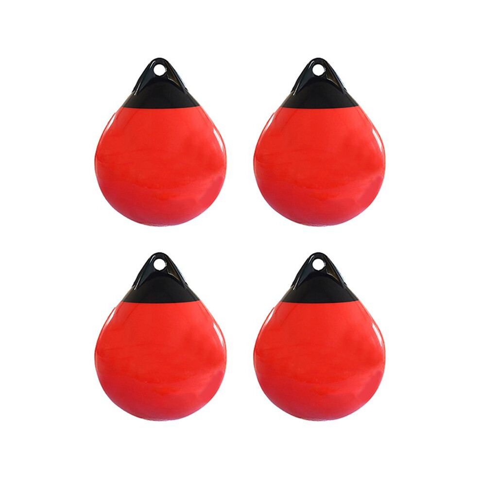 4X Heavy Duty PVC Boat Fenders Round Anchor Buoy Dock Bumper Inflatable ...