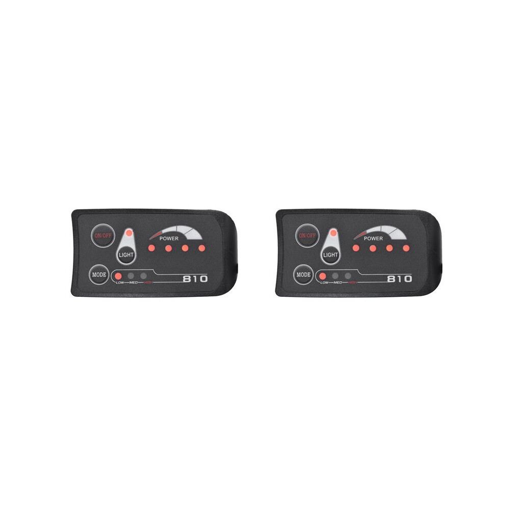2X 6PIN S810 E-Bike Compteur LED Affichage IP65 36V UART pour VéLo ...
