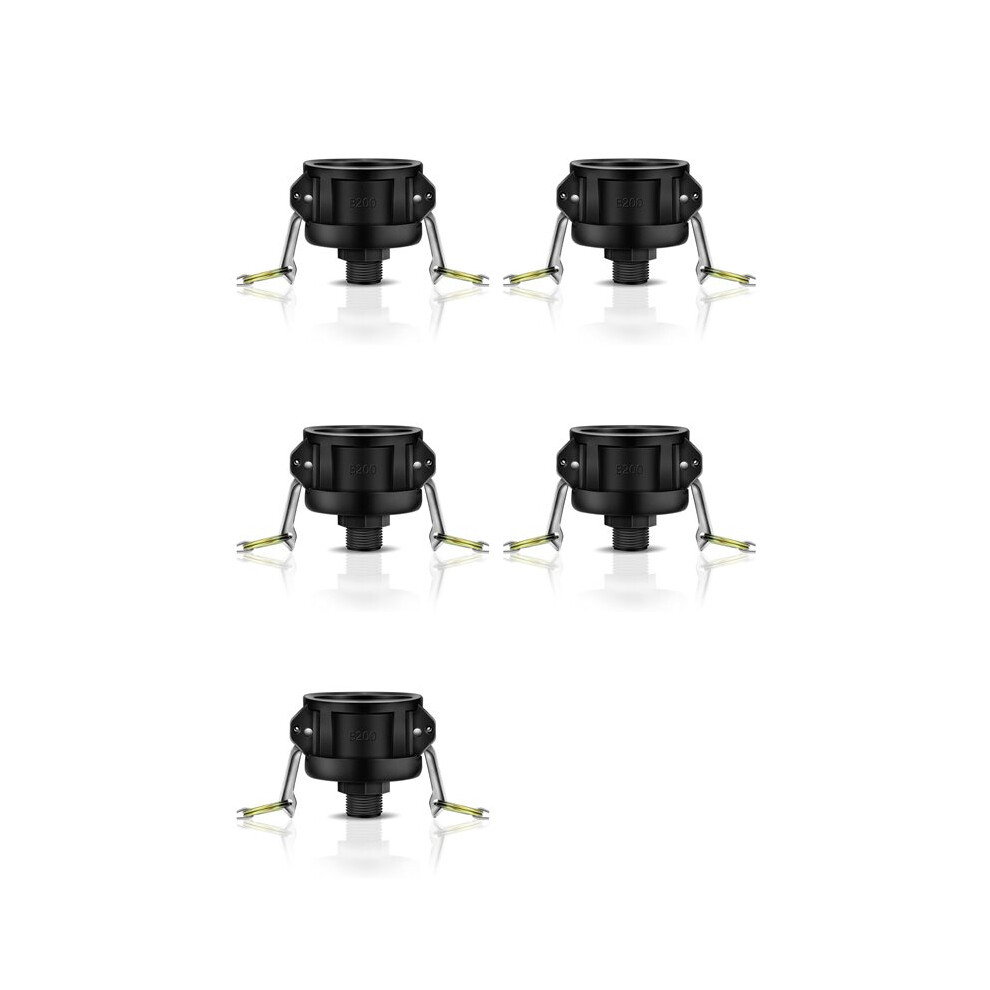 5X 275 330 Gallon IBC Tote Fittings Adapter 2 Inch Tote Tank Drain ...