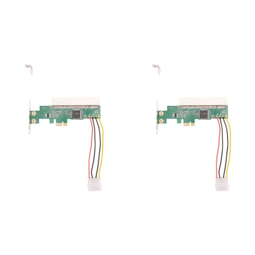 2X PCIE to PCI Adapter PCI Express X1 to PCI Expansion Card Riser Board ...