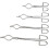 4pcs Stainless Steel Crucible Tongs Chemical Lab Beaker Crucible Clamps ...