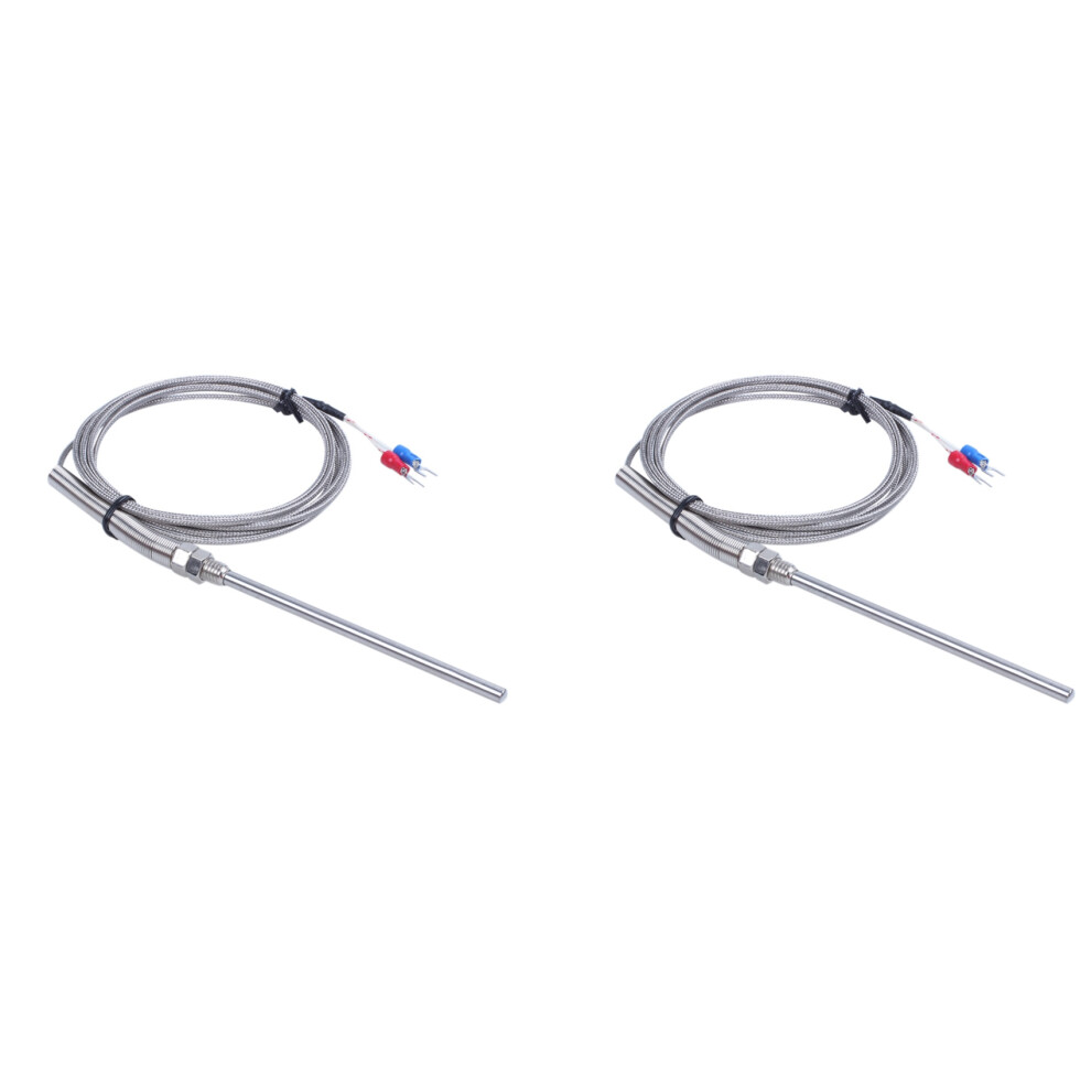 4X K-Typ 0-800 Grad Celsius Thermoelementfuehler Sensor 2M 6.5Ft on OnBuy