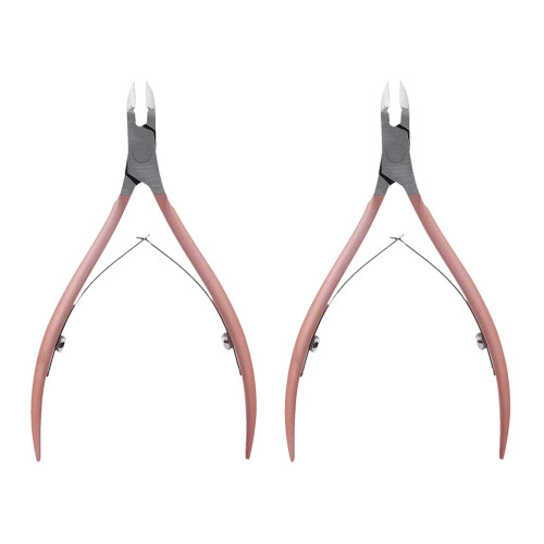 2X Brucelles de Pousse-Cuticules A Ongles Pince Coupante de Tondeuse ...