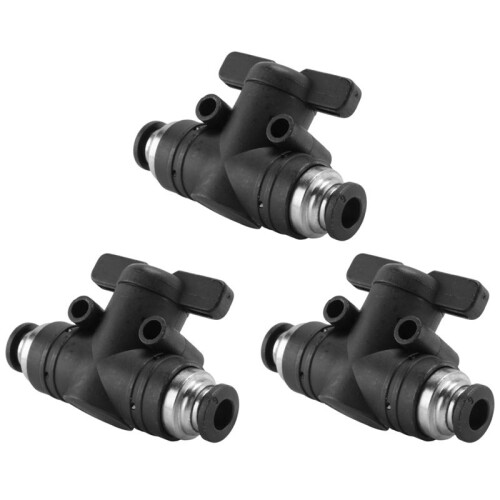 6 mm Push Connect Valve Valve 6 mm Air Flow Control Valve Quick Connect ...