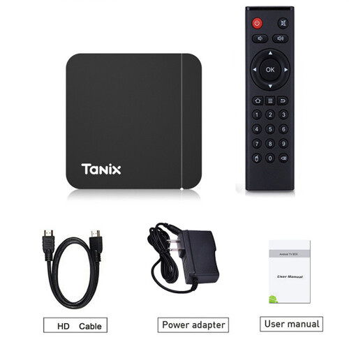 (US Plug) Tanix W2 Amlogic S905 Quad Core Smart TV SMART TV Media ...