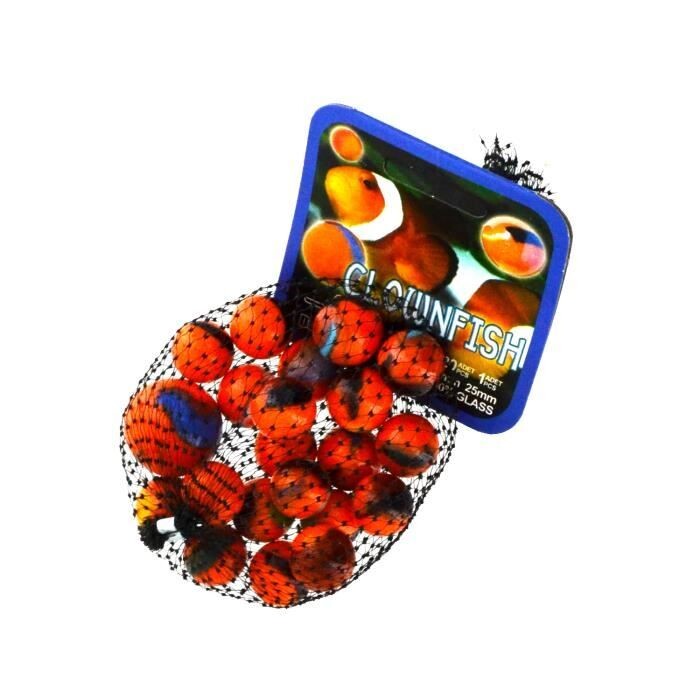 Sac de billes - Clownfish - 20 billes - bille Ø16 mm - calot Ø25 mm on ...