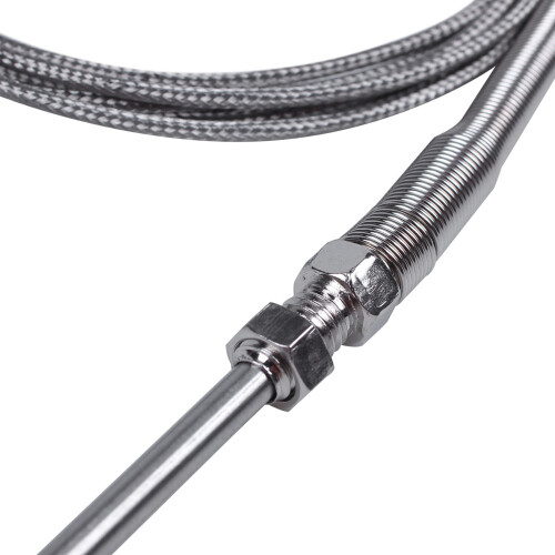 10X Steel Temperature Probe Pt100 RTD Sensor Cable 2M 98 mm 3 Wires -50 ...