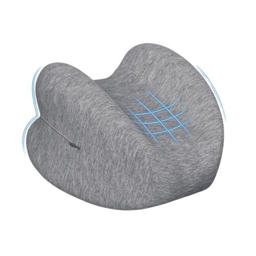 Ergonomic Memory Foam Knee Pillow for Side Sleepers, Heart-Shaped ...