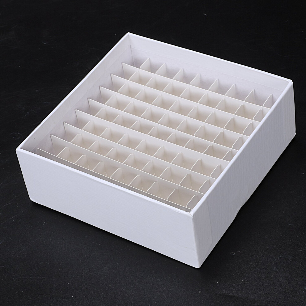 Lab Casella Di Carta Bianca Cryo Vial Graduata Da 81 Posizioni 1.8 Ml ...