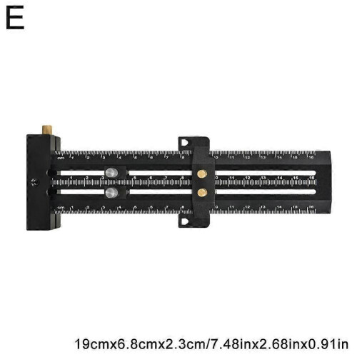 (Black 16inch) Scriber Marking Line Ruler T Type Woodworking Scriber ...