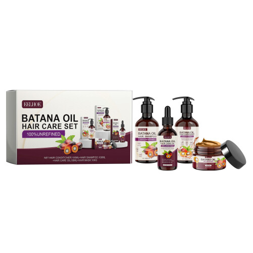 Batana Oil Volumizing Hair Care Set Repairs, Nourishes Smooths Hair for ...