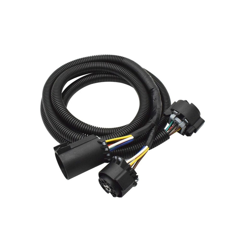 7 Pin Trailer Wiring Harness Extension Connectors Truck Bed 7 Way RV ...