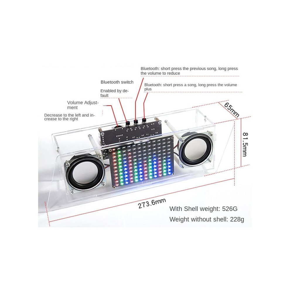 Assemblage Audio Multifonction Double Canal Kit éLectronique Bricolage ...