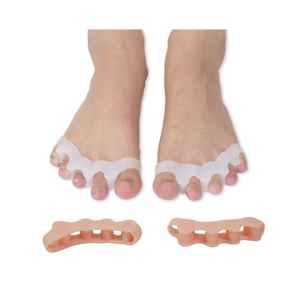 (Blue, Adult S) 1 Pair of New Toe Separators | Soft Toe Spreaders ...