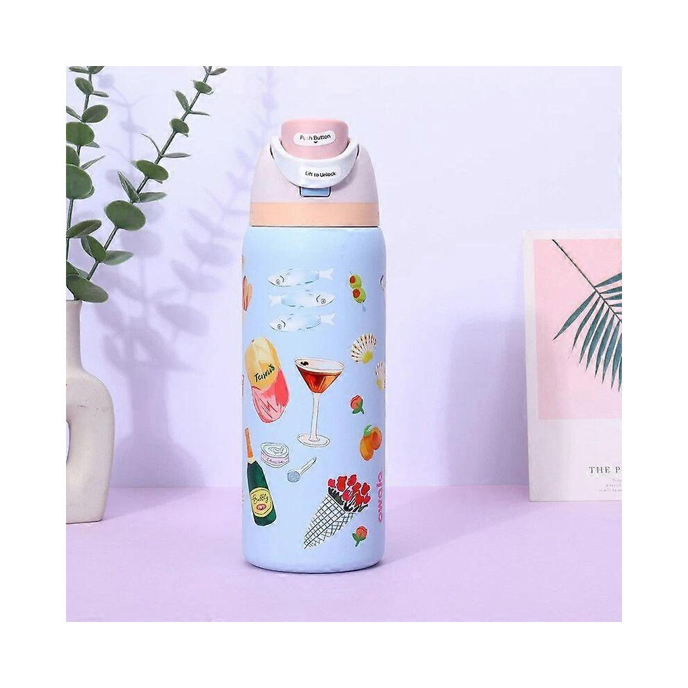 (32oz) Owala x Urban Outfitters 24/32oz FreeSip Picnic Prep Macaroon ...