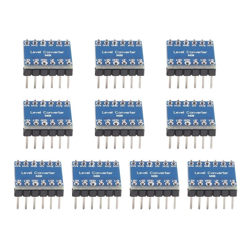 10 StüCke 4 Kanal IIC I2C Logik Ebene Konverter Bidirektionales Modul 3 ...