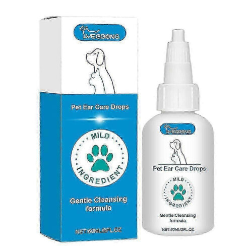 2025 Dog Cat Ear Cleaner Wash Drops Itchy Ears Itching Mites Odour Stop ...