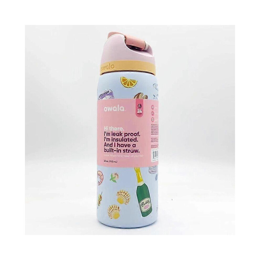 (24oz) Owala X Urban Outfitters 24/32oz Freesip Picnic Prep Macaroon ...