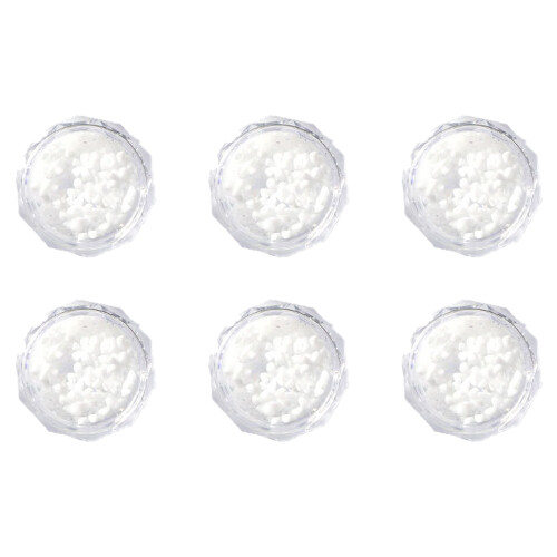 Polvo mágico blanco luz de luna Pearl Magic, polvo cromado para uñas ...