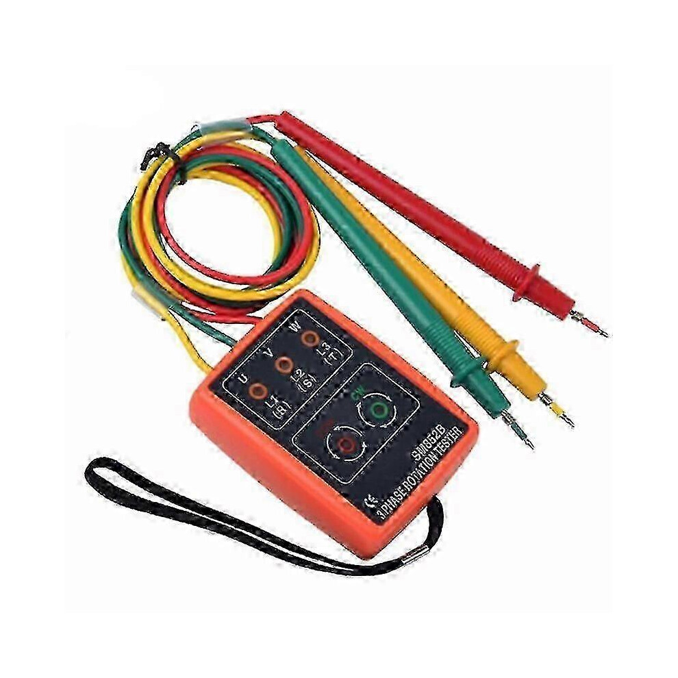 New 3 Phase Sequence Rotation Tester Indicator Detector Meter Led ...