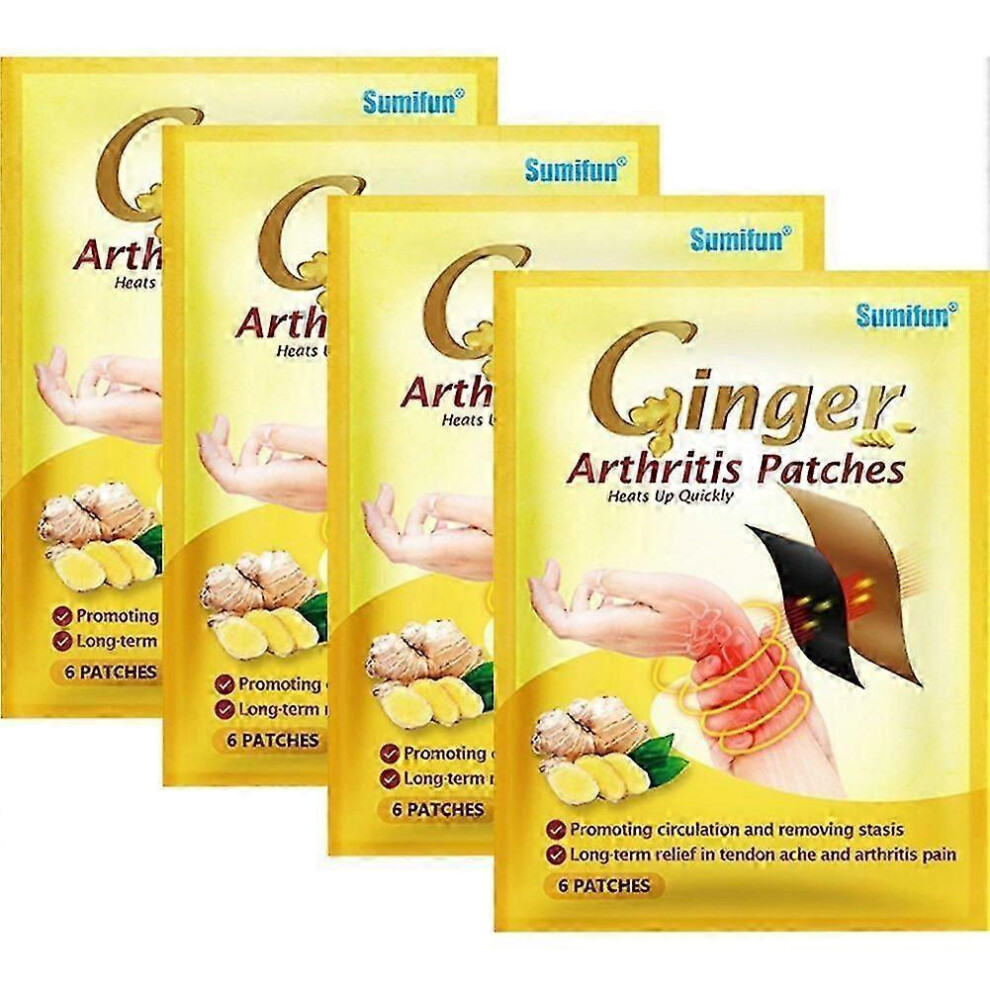 (5packs) Relief Medical Plaster Relief knee Pain Joint Ache Ginger ...