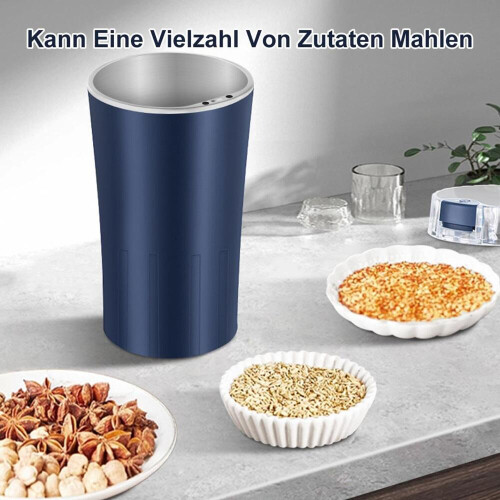 Molinillo de café eléctrico, potente molinillo de especias de 300 W ...