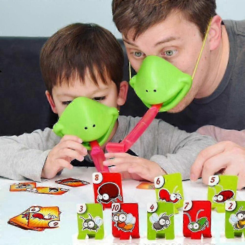 Frog Tongue Stick Toy Frog Mouth Take Card Tongue Tic-tac Chameleon ...