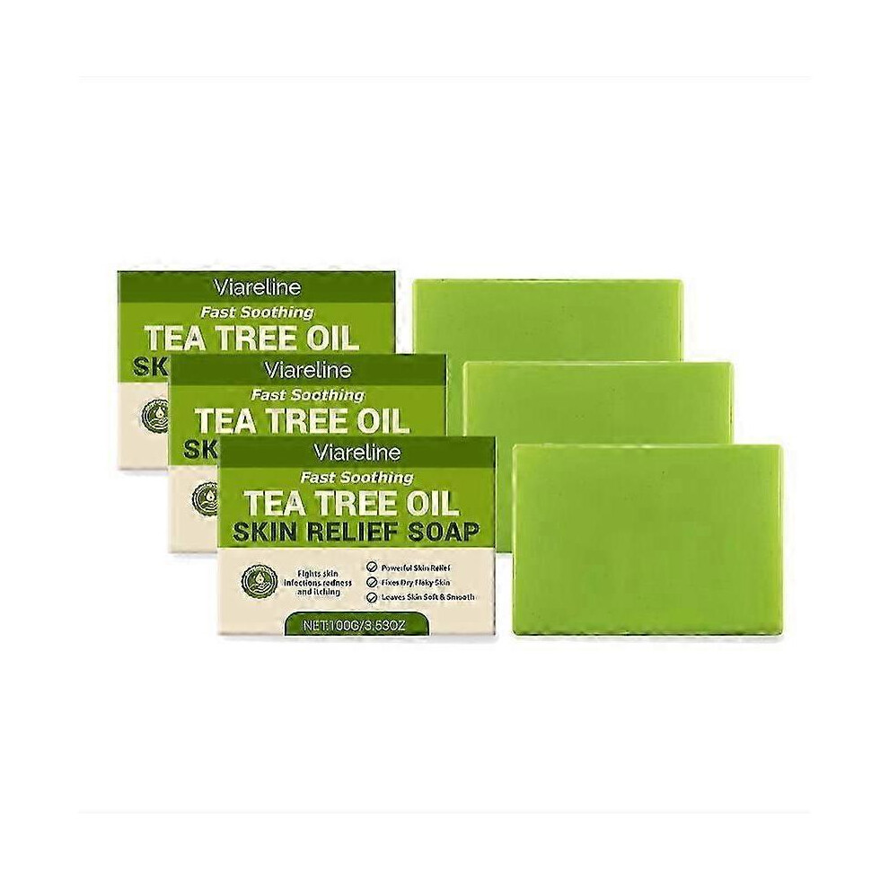 (3) 1-10x Tea Tree Soap Antifungal Antibacterial Treatment For Face ...