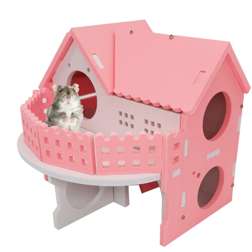 Double Deck Hut Villa, jouets à mâcher favorisant une mastication saine ...