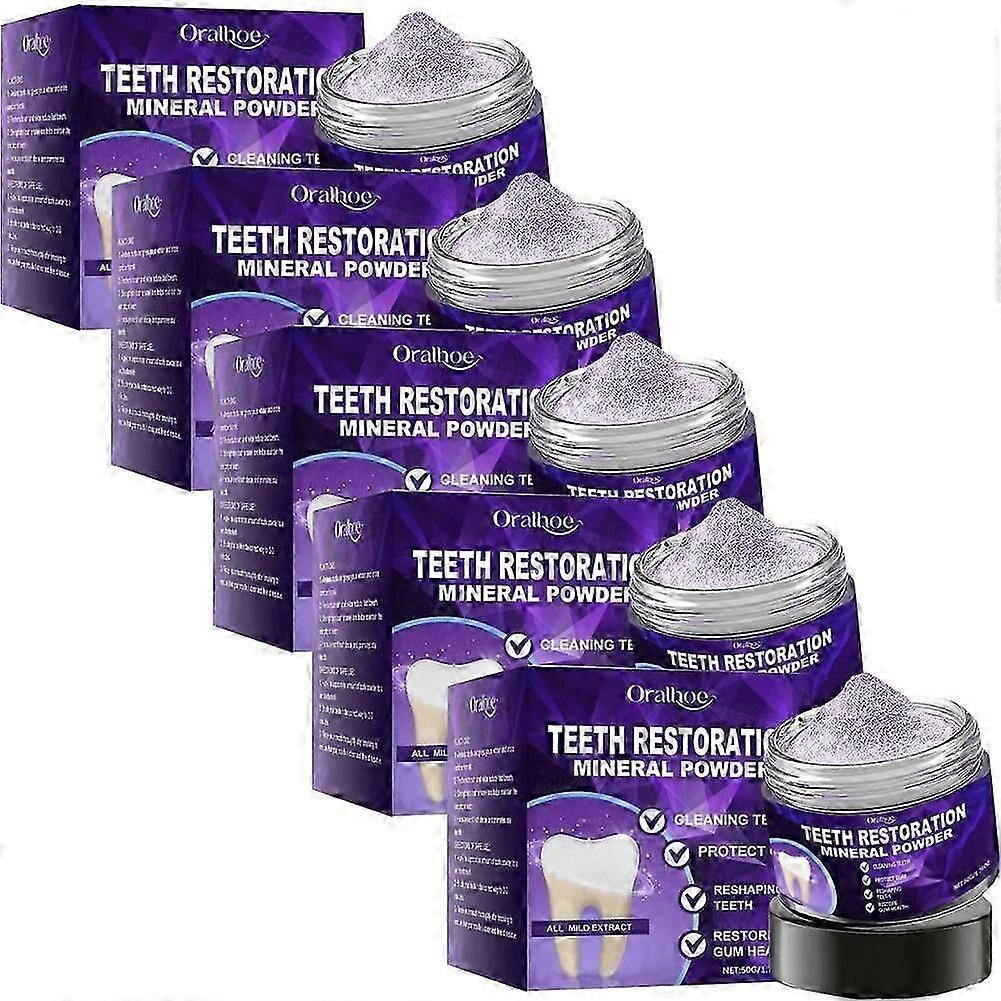 (5) Hydroxyapatite Teeth Whitening Powder Remove Stain Calculus Bad ...
