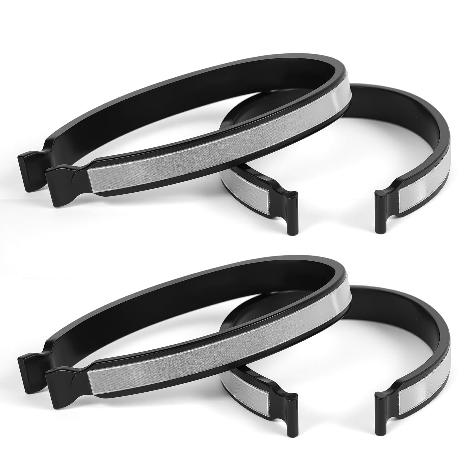 vsshe 4PCS Bicycle Trouser Clips, Universal Bicycle Clips for Cyclists ...