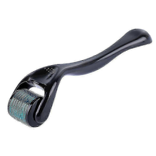 (0.75mm blue wheel) Derma Roller, 540 titanium microneedle roller for ...