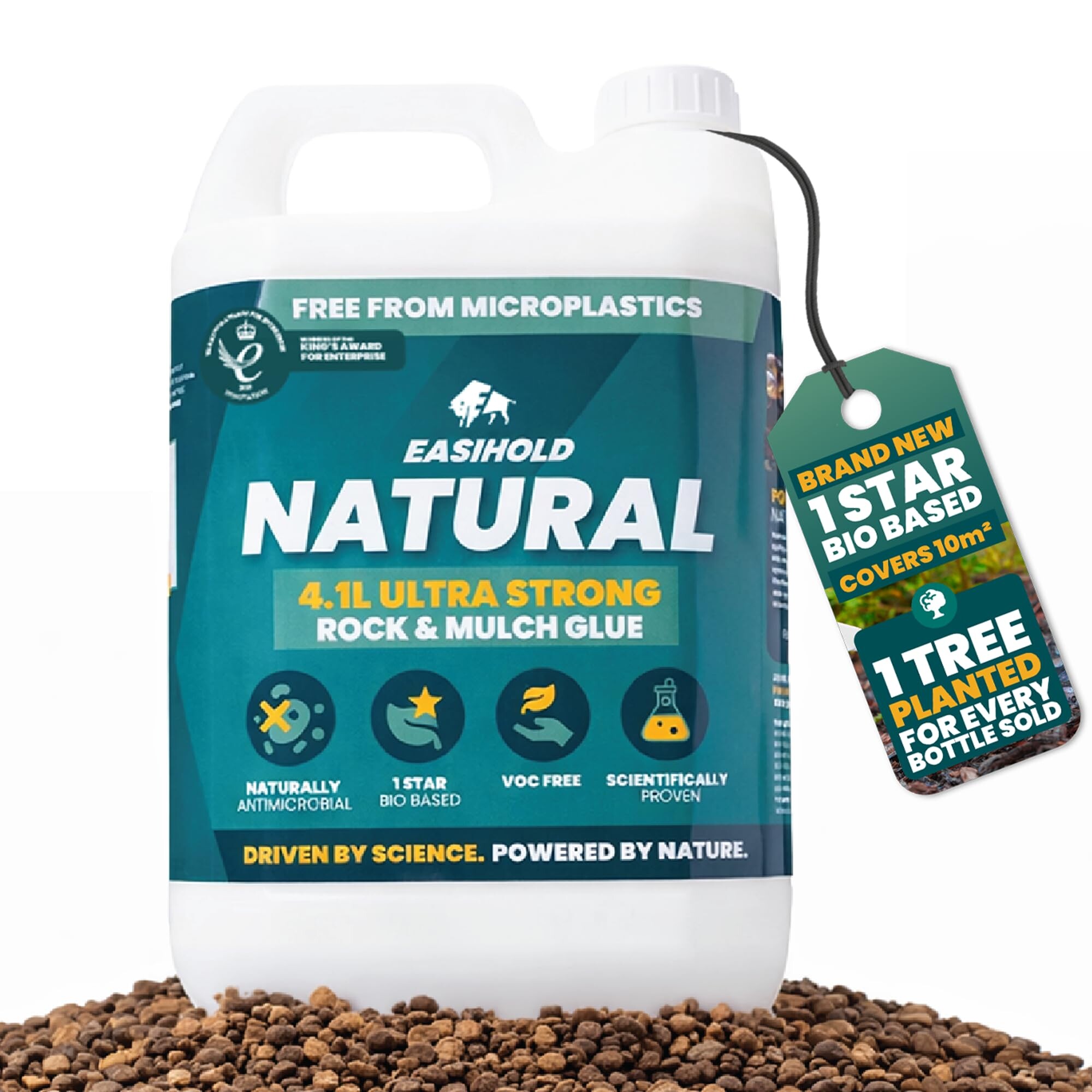 Vuba Easihold 4.1L Gravel Glue – Rock, Stone Adhesive & Mulch Binder ...