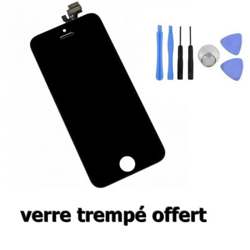 Écran LCD Tactile - iPhone 5C - Noir - Pré-assemblé - Kit Outils Inclus ...