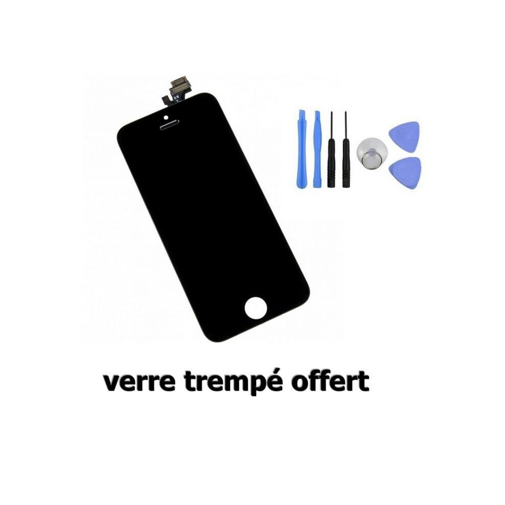 Écran LCD Tactile - iPhone 5C - Noir - Pré-assemblé - Kit Outils Inclus ...
