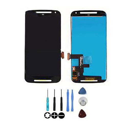 Tela LCD - Motorola - Moto G 2 GEN XT1068 - Preto - Montada sem chassi ...