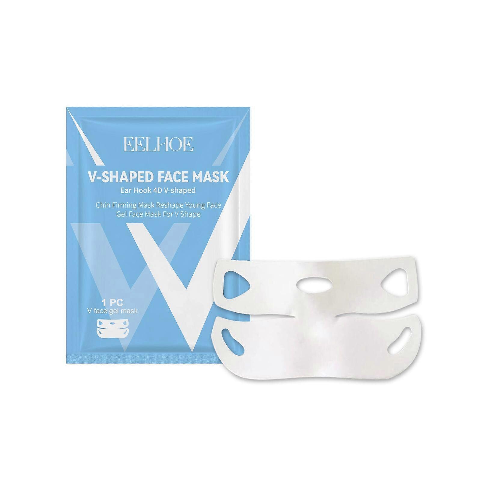 Eelhoe V-Shaping Lifting Mask (Bagged) Ear-Hook V-Face Mask for Double ...