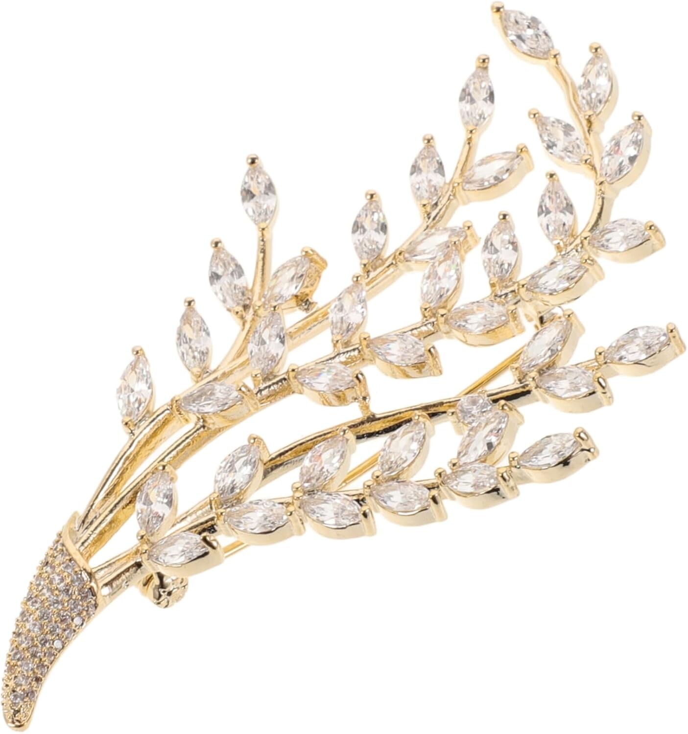 Rhinestone Brooch Pin Creative Copper Brooch for Clothing Scarves Hats ...