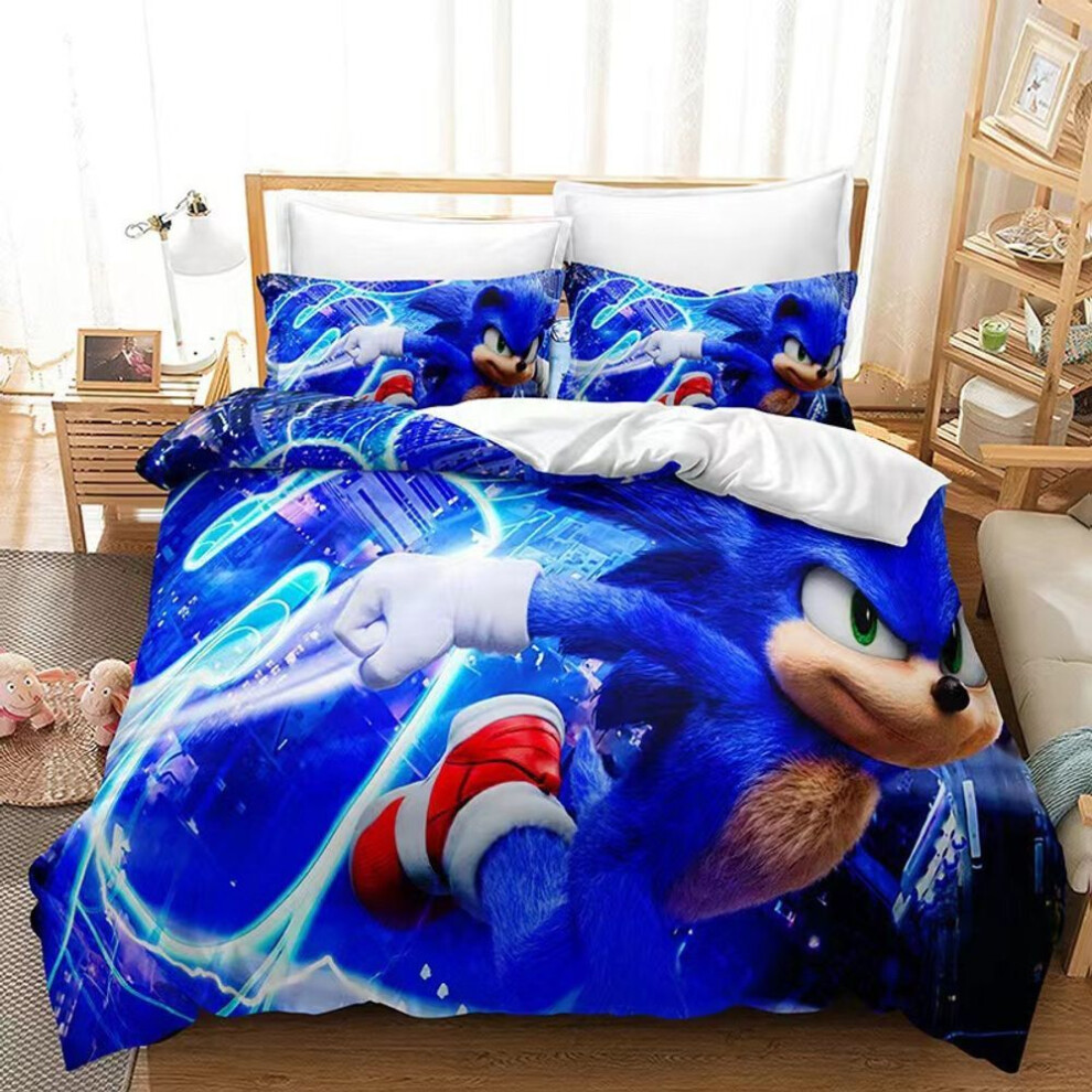 (Super King 260*220cm) Duvet Cover For Sonic The Hedgehog Series ...