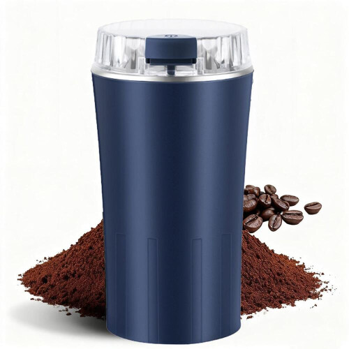 Moedor de café elétrico, potente moedor de especiarias de 300W, lâminas ...