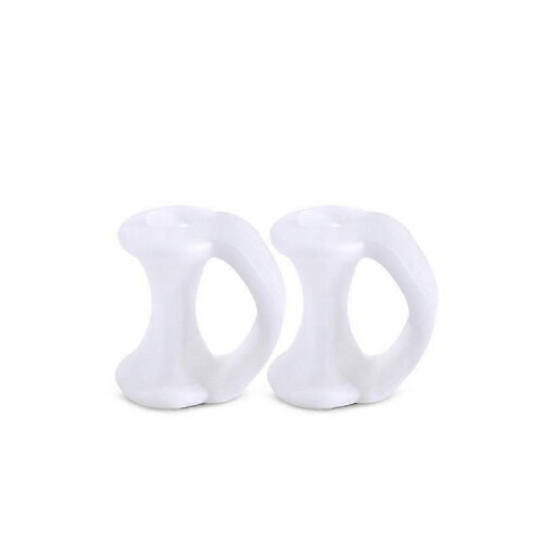 (White) 2Pcs Gel Toe Separator Pinky Toe Spacers Little Toe Ccomhions ...