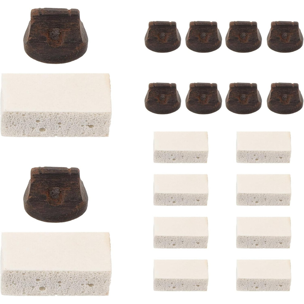 10 Set Erhu Practice Silencers for Erhu Instruments, Wooden and Foam ...