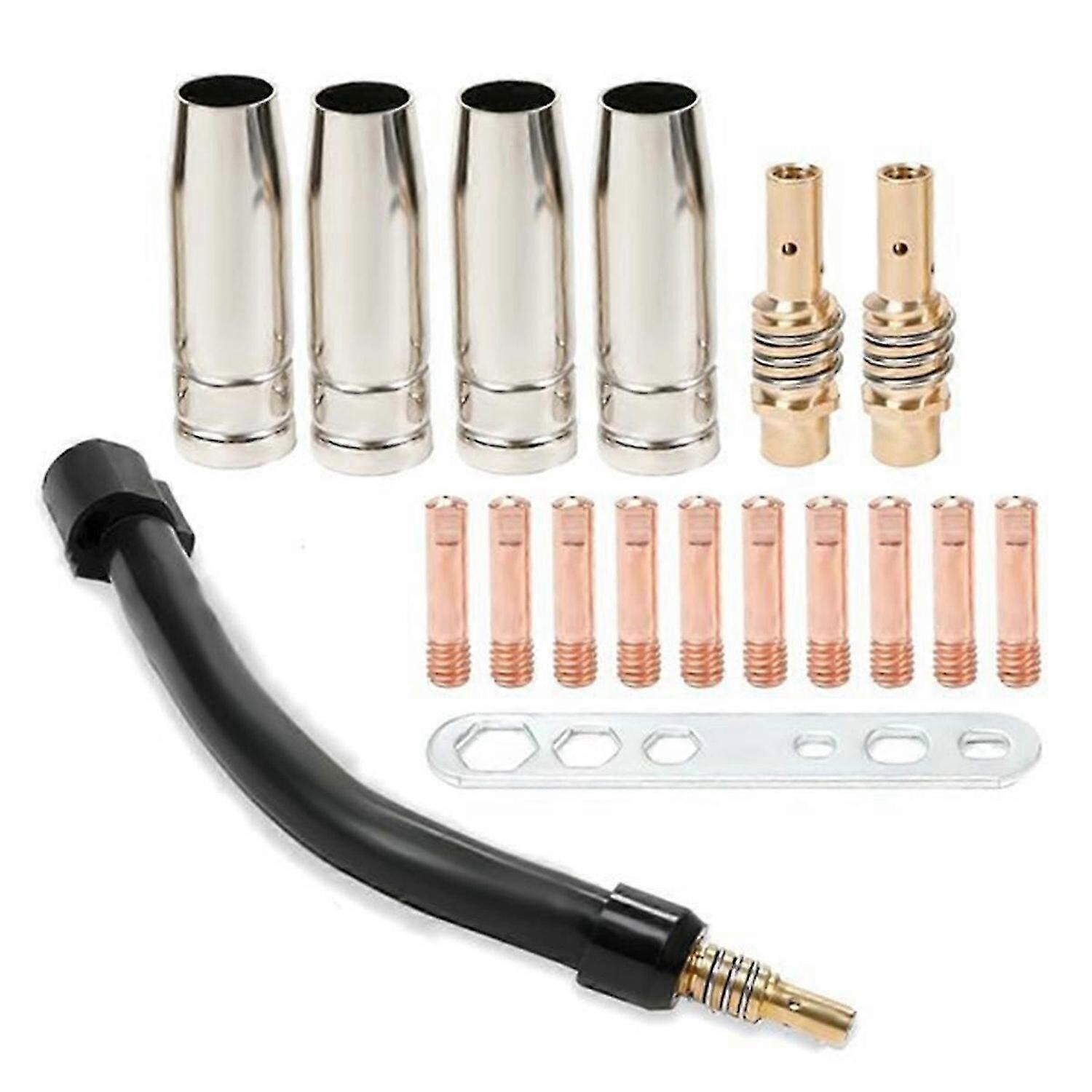 Flexible Mig Welding Neck, Flexible Mig Extension,030inch M6 Nozzle on ...