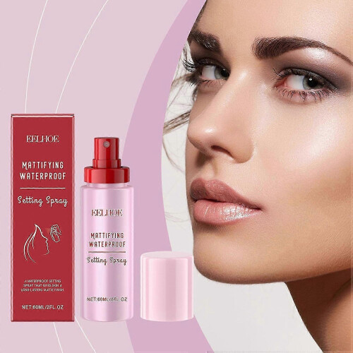 (2pcs) Powder-Melt Matte Setting Spray for All Skin Types, Long-Lasting ...