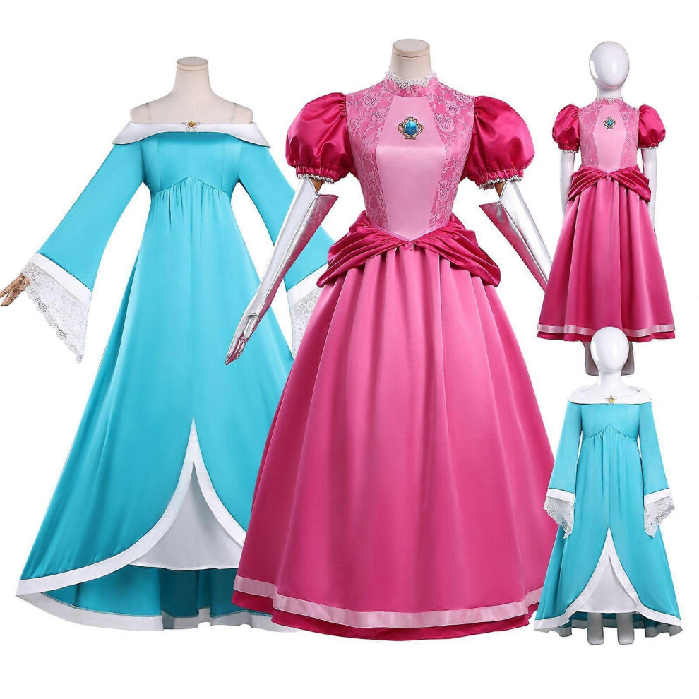 (110 Kids, Rosalina) The Super Mario Bros. Movie Cosplay Costumes ...