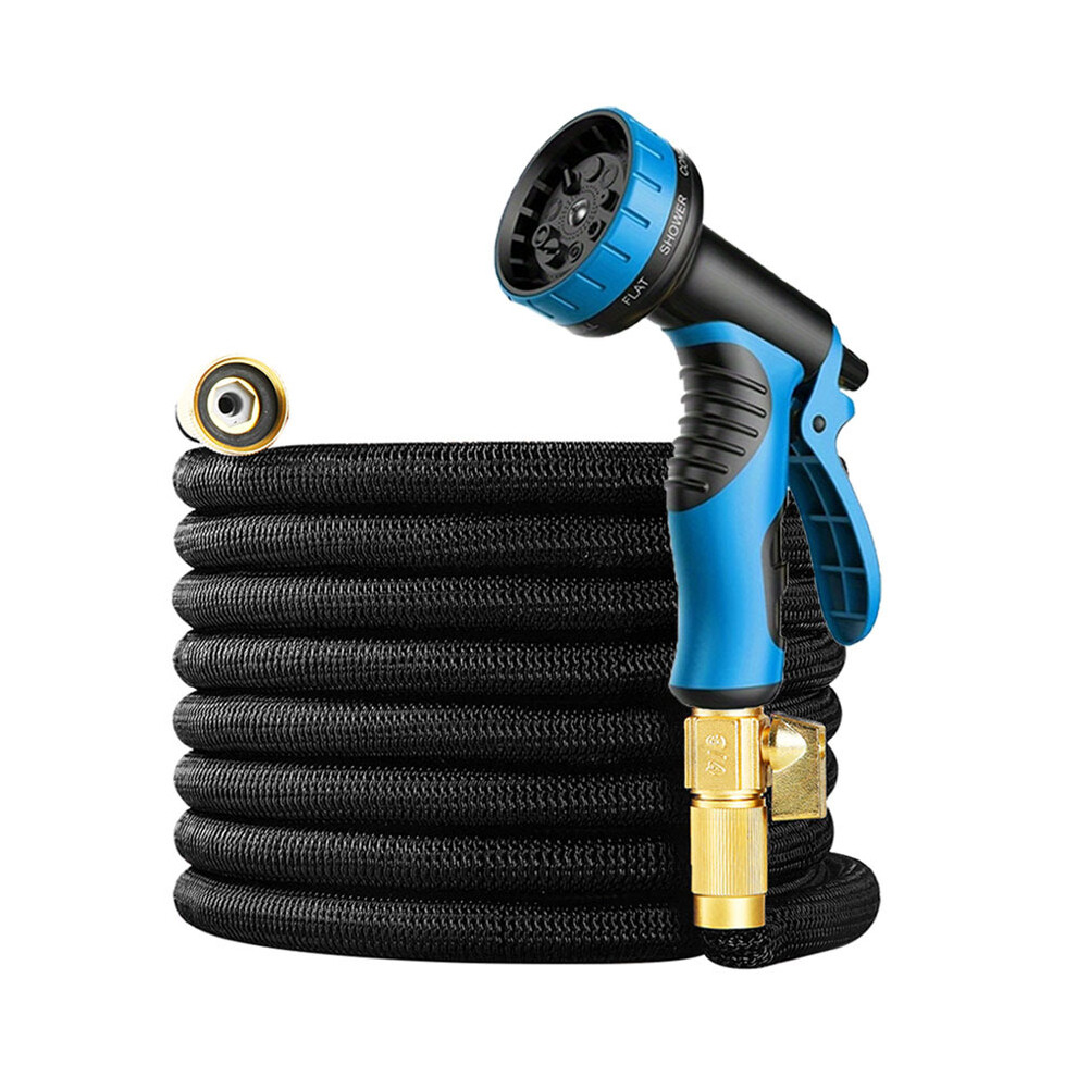 (Black, 50FT) High-Pressure Expandable Car Wash Water Gun Set X20 ...